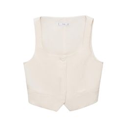 Mango Suit Vest 'MAX' female White size XS