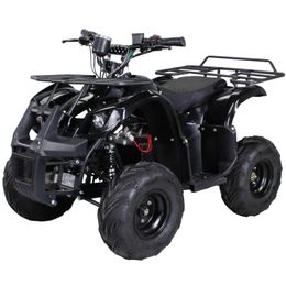 Actionbikes Motors Elektro-Kinderquad S-8 Farmer, Midi-Quad mit 1000 Watt, Scheiben-/Trommelbremsen, bis 20 km/h, ab 8 (Schwarz)