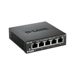 DLink DES-105, Switch schwarz