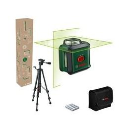 Bosch Kreuzlinienlaser UniversalLevel 360 Set, mit Stativ gr&uuml;n/schwarz, gr&uuml;ne Laserlinien, Reichweite &Oslash; 24 Meter