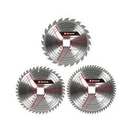 Einhell Kreiss&auml;geblatt-Satz HM, &Oslash; 250 x 30mm, 2,5mm, 24Z / 42Z / 60Z 3-teilig, f&uuml;r Akku-Tischkreiss&auml;ge TE-TS 36/210 Li u.a.