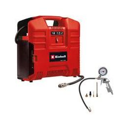 Einhell Akku-Koffer-Kompressor TE-AC 36/8 Li OF Set - Solo, 36Volt (2x18V) rot, ohne Akku und Ladeger&auml;t
