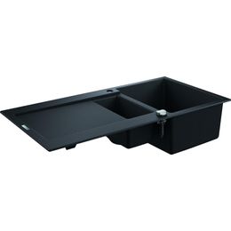 Grohe Kompositspüle K500 60-C 100/50 1.5 rev, 1000 x 500 mm granit schwarz