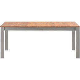 vidaXL Esstisch 180x90x74 cm Massivholz Eiche
