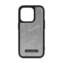 K by KARL LAGERFELD Karl Lagerfeld Smartphoneh&uuml;lle Herren Gr&ouml;&szlig;e One Size schwarz / silber