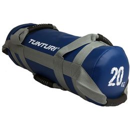 Tunturi Power Bag, Fitnesssack mit 4 Griffen, 20 kg, Sandsack für Krafttraining