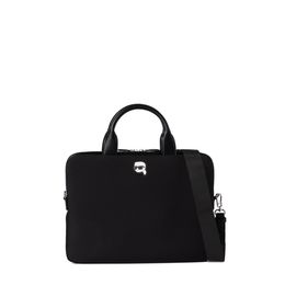 K by KARL LAGERFELD Karl Lagerfeld Laptoptasche 'IKON' Herren Gr&ouml;&szlig;e One Size schwarz / wei&szlig;