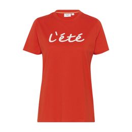 Saint Tropez T-Shirt 'KortneaSZ' Damen Gr&ouml;&szlig;e XL rot / wei&szlig;