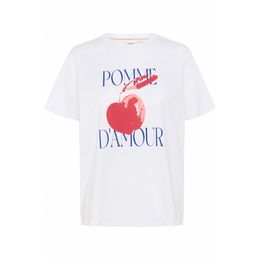 Saint Tropez T-Shirt 'Harda' Damen Gr&ouml;&szlig;e L enzian / rosa / purpur / wei&szlig;