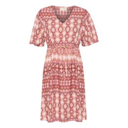 Cream Kleid 'CRTiah' Damen Gr&ouml;&szlig;e 40 koralle / puder / burgunder Sommerkleid