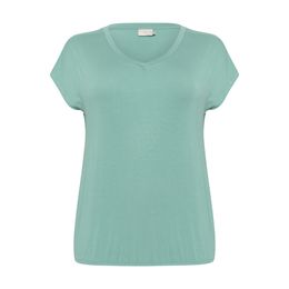 Kaffe Curve T-Shirt 'KCJena' Damen Gr&ouml;&szlig;e 7XL t&uuml;rkis