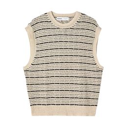Bershka Pullunder Herren Gr&ouml;&szlig;e XL creme / schwarz