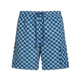 K by KARL LAGERFELD Karl Lagerfeld Badeshorts Herren Gr&ouml;&szlig;e XL rauchblau / himmelblau / dunkelblau