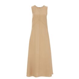 WE Fashion Kleid Damen Gr&ouml;&szlig;e 40 beige Winterkleid