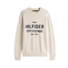 Tommy Hilfiger Pullover 'ATHLEISURE' Herren Gr&ouml;&szlig;e S cappuccino / schwarz