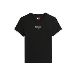 Tommy Jeans T-Shirt 'Essential' Damen Gr&ouml;&szlig;e M schwarz / wei&szlig;