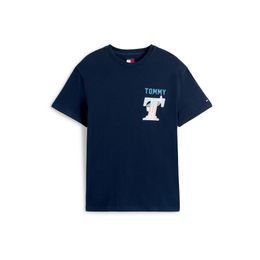 Tommy Jeans Shirt 'USA' male size M Navy / Sky blue / Red / White