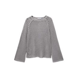 Mango Pullover 'NETTO' Damen Gr&ouml;&szlig;e XL silber