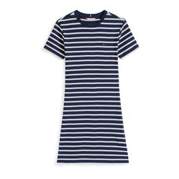 Tommy Hilfiger Kleid 'NEW CODY' Damen Gr&ouml;&szlig;e 44 marine / wei&szlig; Winterkleid