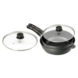 Pfannen-Set King, silber (schwarz, silberfarben), Ø:28cm, Pfannen, Induktion
