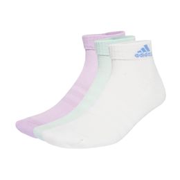 adidas Performance Sportsocken 'Cushioned Sportswear Ankle 3 Pairs' Herren Gr&ouml;&szlig;e 34/36 blau / mint / flieder / wei&szlig;