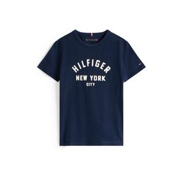 Tommy Hilfiger T-Shirt Jungen Gr&ouml;&szlig;e 122 marine / wei&szlig;