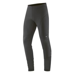 Fahrradhose Gonso "Montana Hip Raw 2", Herren, Gr. L, Normalgr&ouml;&szlig;en, schwarz, 100% Polyester, Hosen Fahrradhose, Winddicht, wasserabweisend, hohe W&auml;rmeisolation