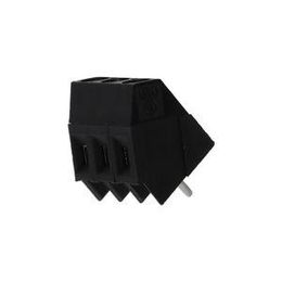 Molex Printklemme, 35&deg; Kabeleinf&uuml;hrung, Durchsteckmontage, 5.08mm Raster, Gerade, Verschraubung, 3 Pole - 398800403