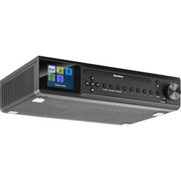 Kärcher KARCHER Digitalradio (DAB+) "RA 2060D", B:29,6cm H:6,5cm T:19,4cm, schwarz, Radios, Küchenradio mit DAB+, Unterbau, CD Player, Bluetooth, Farbdisplay