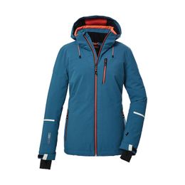 Killtec Skijacke »KSW 81 WMN SKI JCKT« Wasserdichte, atmungsaktive Winterjacke mit abnehmbarer Kapuze graugrün 40 40 Skijacke mit abzippbarer...