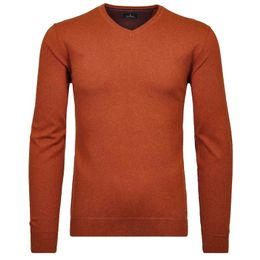 Ragman V-Ausschnitt-Pullover Terra-585 50 50 Baumwolle-Kaschmir-Mix