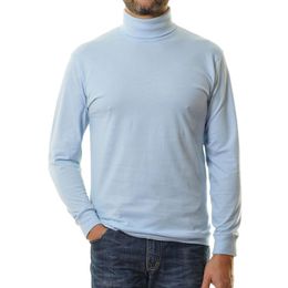 Ragman Rollkragenshirt Lichtblau L L Rollkragen