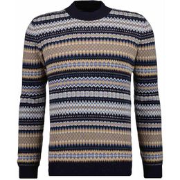 Ragman Rundhalspullover Marineblau 54 54 Stehkragen-Pullover