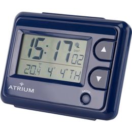 Atrium Funkwecker "A720-5", blau, Wecker, Quarzwecker,Digitalwecker,Schlafzimmer,Weltzeit,Innentemperatur,Snooze