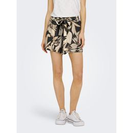 Only Damen Only Shorts &raquo;ONLNOVA LIFE VIS JASMIN SHORTS AOP&laquo; schwarz M (38), N-Gr