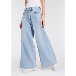 Herrlicher 5-Pocket-Jeans &raquo;Shyra Palazzo Denim&laquo; mit besonders weitem Bein racy 32 - N-Gr N-Gr 32 Palazzo-Jeans von Herrlicher