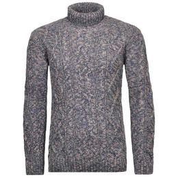 Ragman Rollkragenpullover Hellblau-115 50 50 Pullover