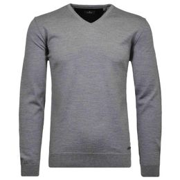 Ragman Rundhalspullover Mittelgrau 54 54 Pullover