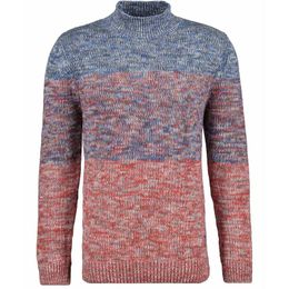 Ragman Rundhalspullover Hellrot-638 50 50 Stehkragen-Pullover