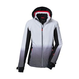Killtec Skijacke »KSW 63 WMN SKI JCKT« Atmungsaktive, wasserdichte Damen Skijacke mit abnehmbarer Kapuze naturweiß 44 44 Skijacke mit abzippbarer...