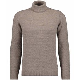 Ragman Rundhalspullover Camel 50 50 Rollkragen-Pullover
