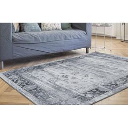 Teppich Arte Espina, B:120cm H:6mm L:180cm, grau, Polyester, Wohnzimmer, Teppiche, "Galaxy 1200"