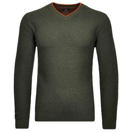 Ragman Rundhalspullover Khaki-308 48 48 Strickpullover
