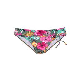 Buffalo Bikini-Hose oliv-bedruckt 34 - N-Gr N-Gr 34 Mit sommerlichem Blumendruck