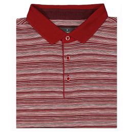 Ragman Poloshirt Bordeaux-685 XXL XXL 3-Knopfleiste