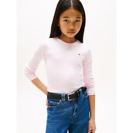 Tommy Hilfiger Langarmshirt »POINTELLE TOP LS« für Kinder bis 16 Jahre, mit Logo-Druck Light Pink 4 (104) 4 (104) T-Shirt von Tommy Hilfiger für...