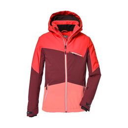 Killtec Skijacke »KSW 182 GRLS SKI JCKT« Wasser- und winddichte Skijacke mit reflektierenden Elementen rot 152 152 Kids Skijacke mit abnehmbarer...