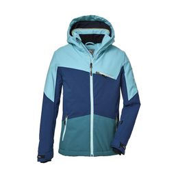 Killtec Skijacke »KSW 182 GRLS SKI JCKT« Wasser- und winddichte Skijacke mit reflektierenden Elementen helltürkis 176 176 Kids Skijacke mit...