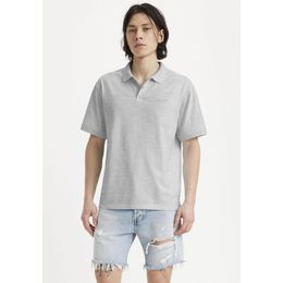 Levi's LEVI'S Herren Poloshirt, grau, Gr. XL, unifarben, Piqué, Obermaterial: 100% Baumwolle, Shirts, mit Logo-Stickerei