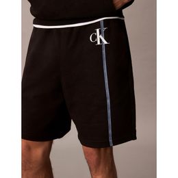 Calvin Klein Sweatshorts »400GSM TRRY SPRTSWR« mit Logo-Tape Black L - N-Gr N-Gr L Sweatshorts von Calvin Klein Menswear